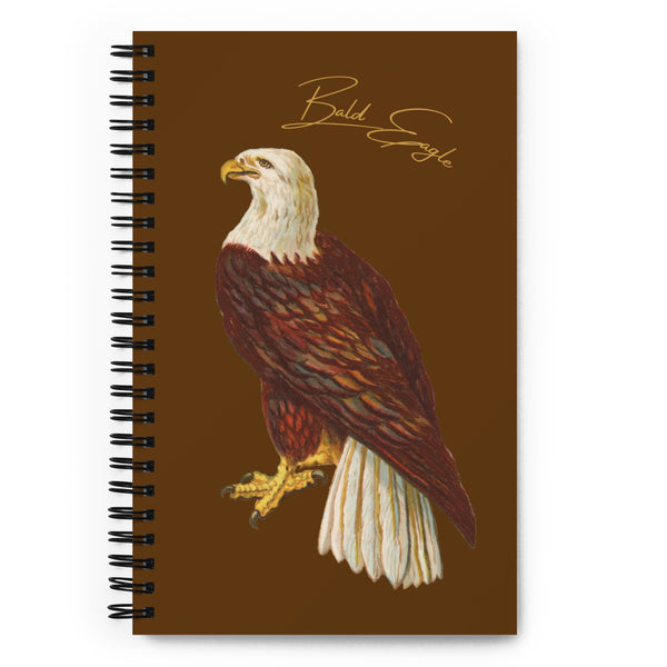 Vintage Bald Eagle Spiral Notebook - Bird Fluff | Apparel and Gifts for ...
