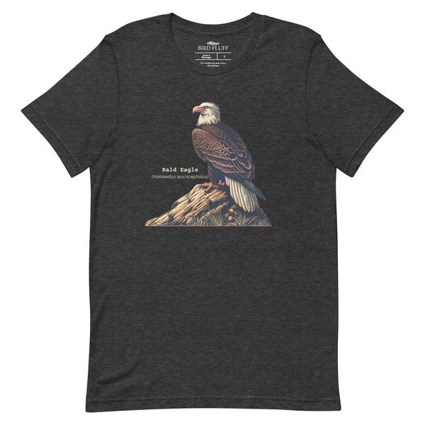 Bald Eagle T-shirt | Majestic Bald Eagle Birding Shirt | Bird Fluff ...