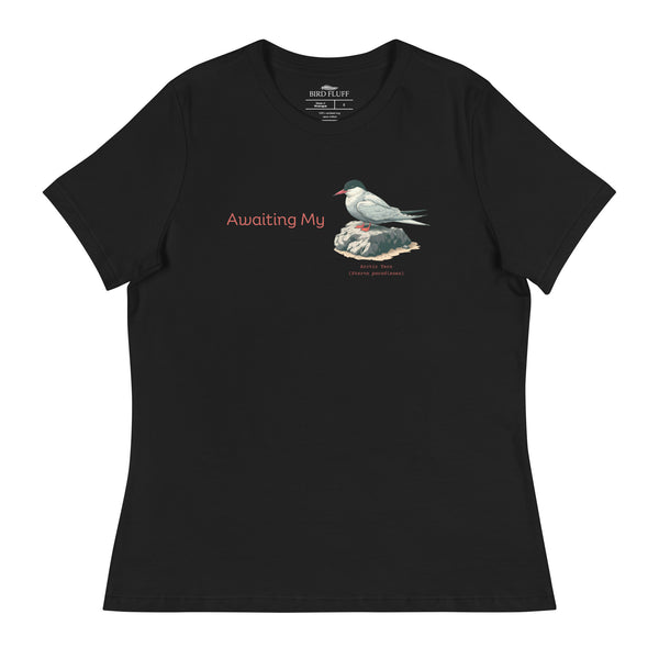 Arctic Tern Shirt Women's - Awaiting My Tern Bird Pun | Bird Fluff ...
