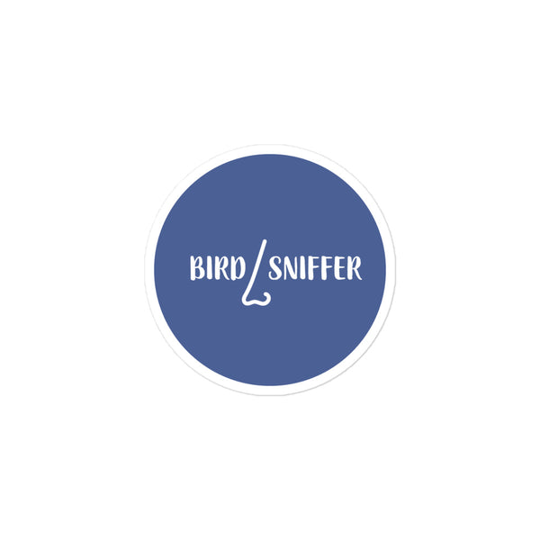 Bird Sniffer Sticker | Funny Bird Related Vinyl Decal | Bird Fluff ...